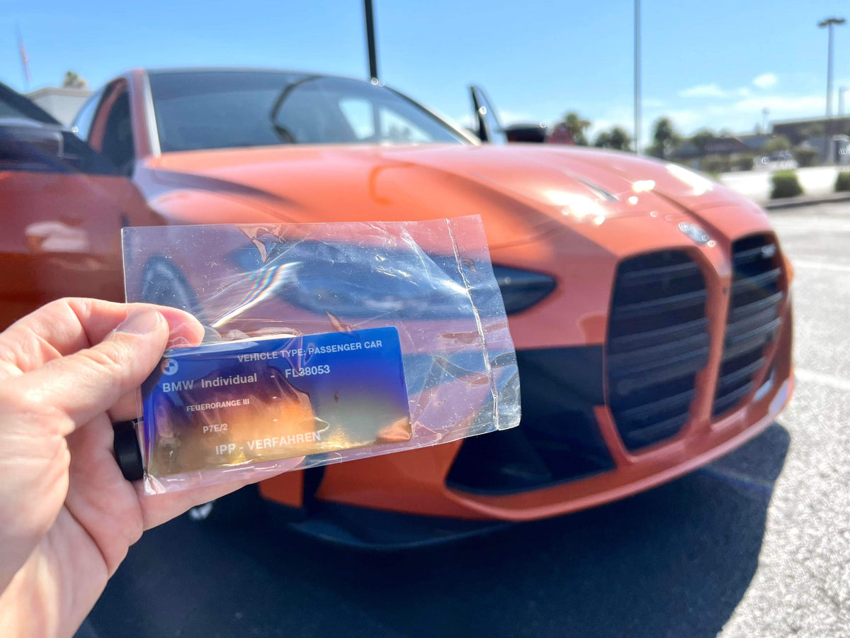 BMW Individual Titanium VIN Plate – RK Titanium