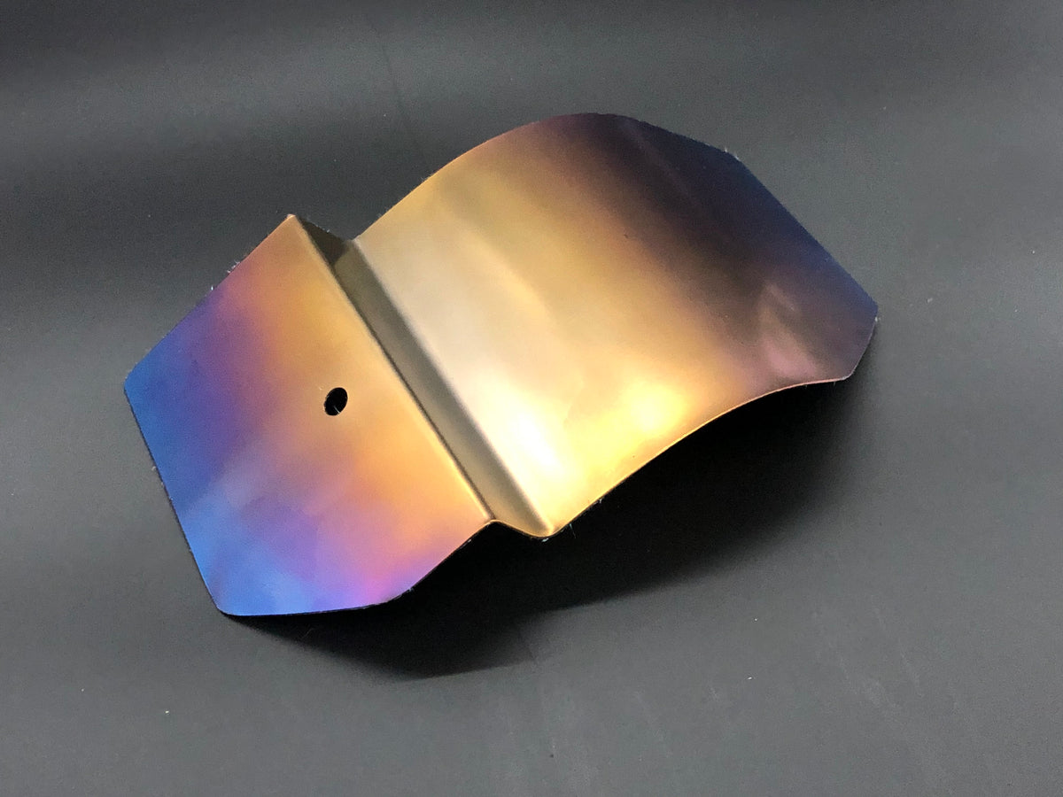 Evo 8/9 Titanium Power Steering Heat Shield – RK Titanium