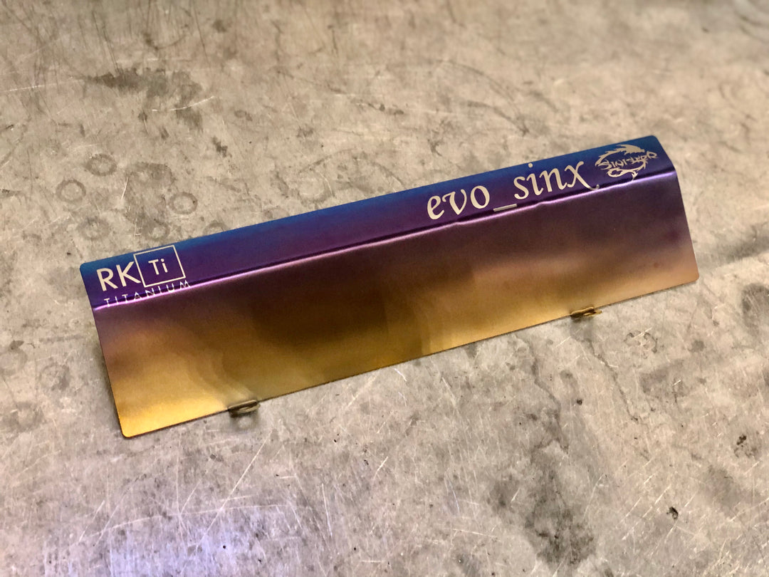 Evo X Valve Cover Heatshield – RK Titanium